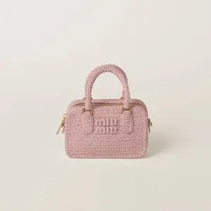 Miu Miu Crochet Bag - Alabaster Pink | Editorialist